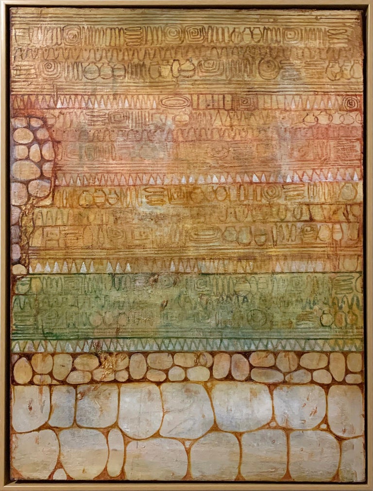 Peter Miller - Archaic Figure, Abstract, Southwestern Art by Female ...