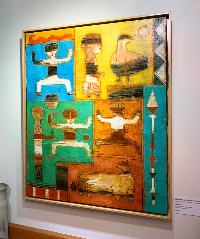 Peter Miller - Banner, Native American Ceremonial Scene, Cultural ...