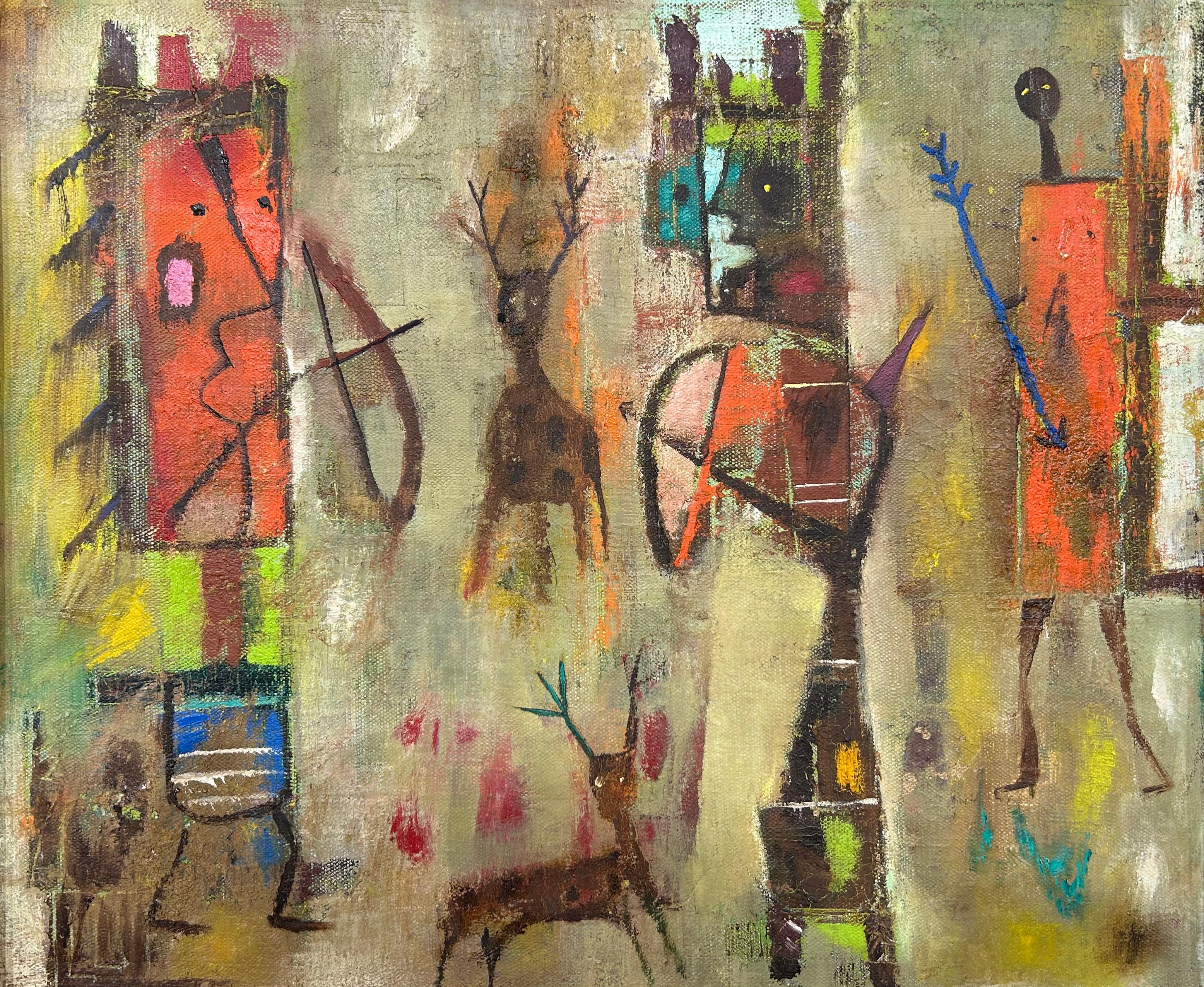 Peter Miller - Deer Hunt, Spiritual and Cultural Commentary by Female ...