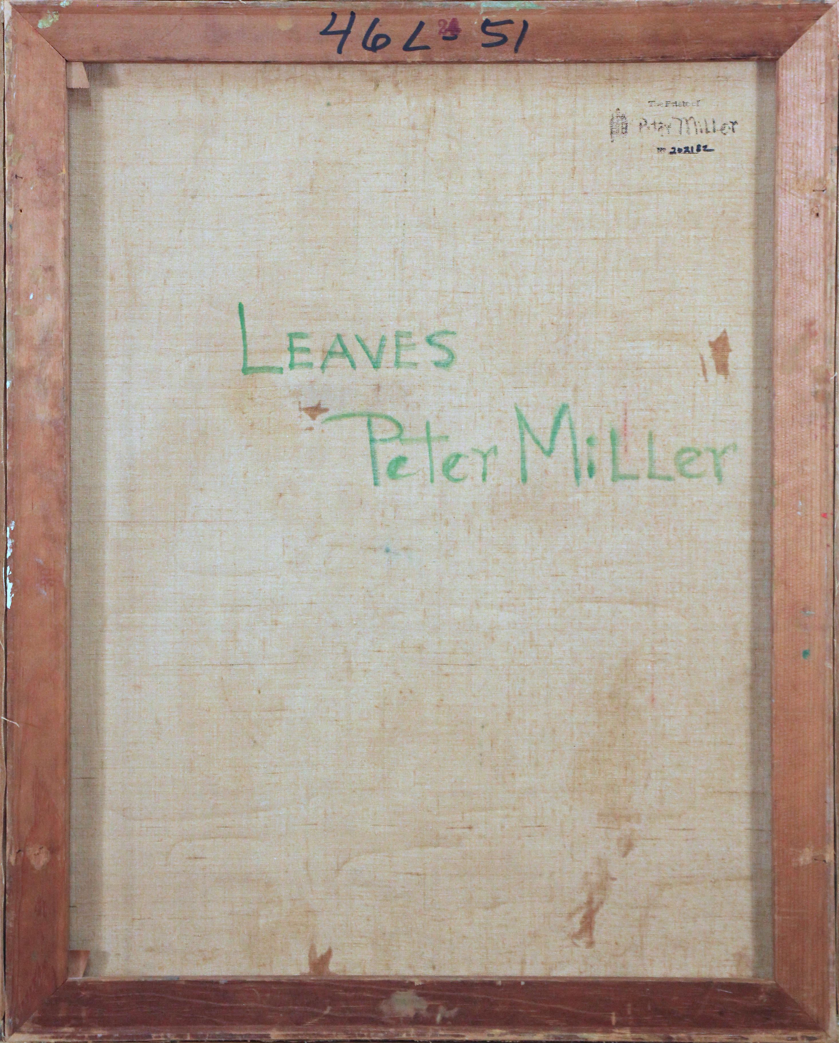 Peter Miller - Leaves, Modernist Southwestern Abstract, Still Life ...