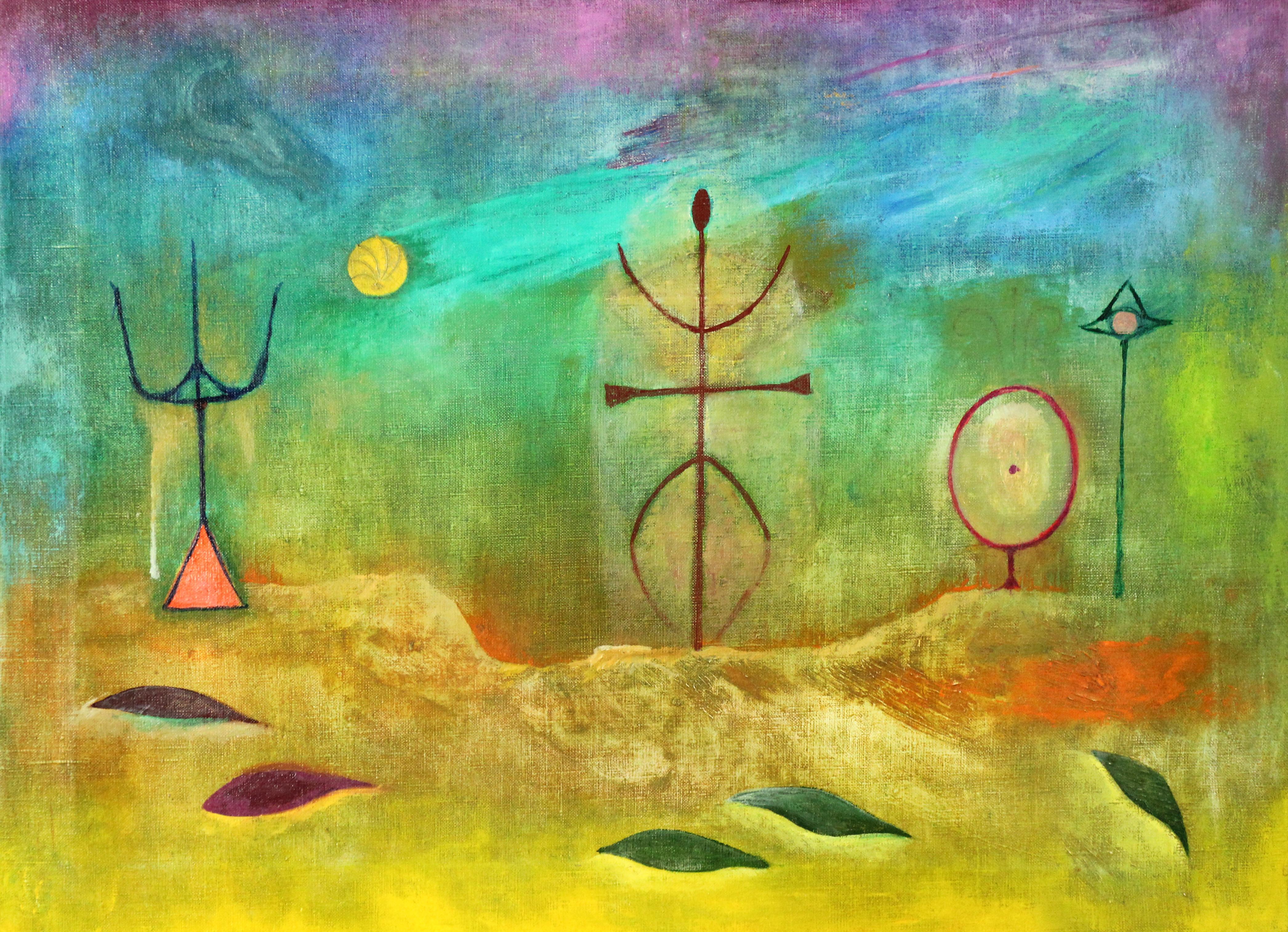 Max Arthur Cohn - "NYC Subway" American Modernism Scene WPA Mid-Century ...