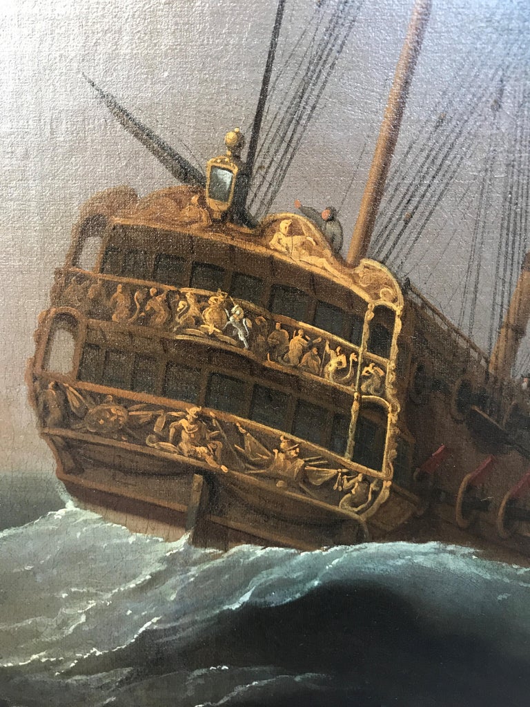 Peter Monamy - 18th Century Oil Painting Marine Seascape by Peter ...