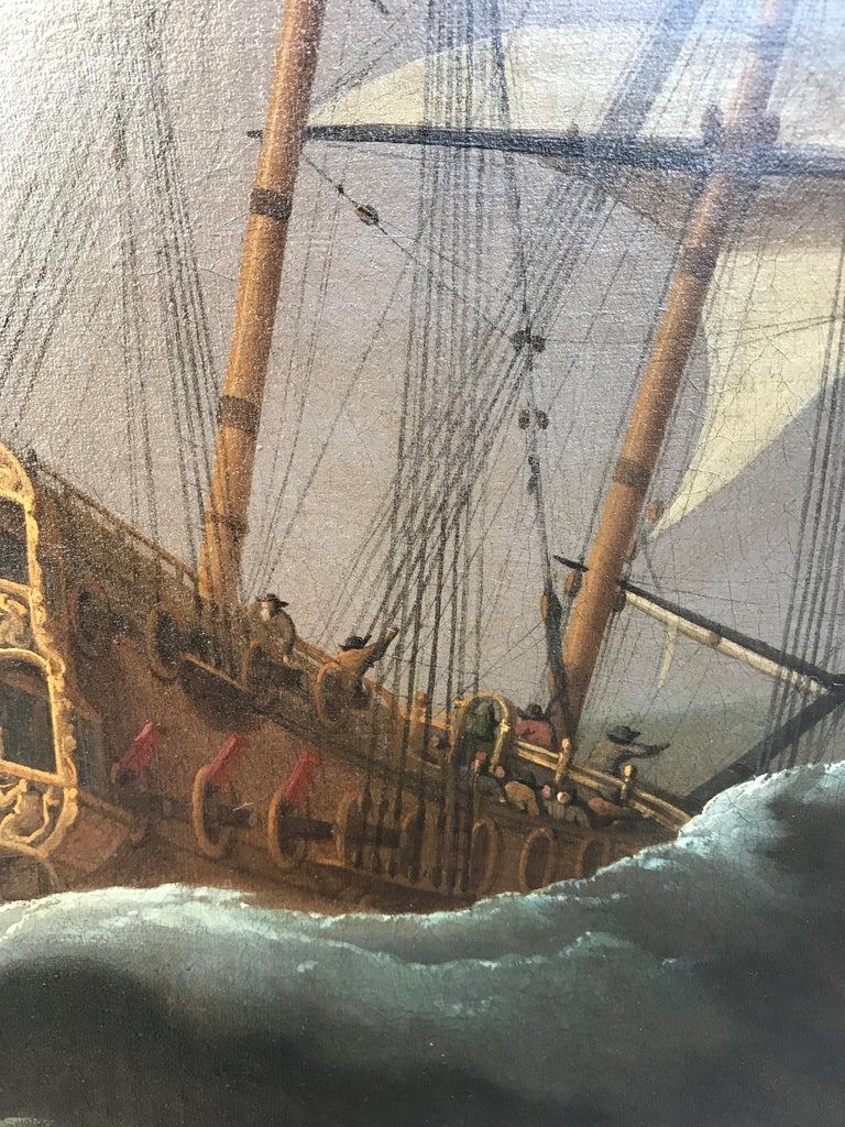 Peter Monamy - 18th Century Oil Painting Marine Seascape by Peter ...