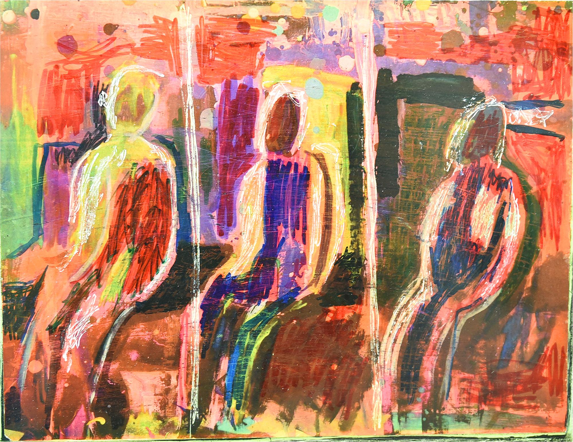 Peter Otfinoski - ''Right Turn'' Abstract Colourful Painting For Sale ...