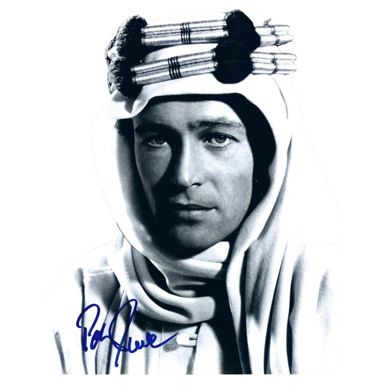Peter O'toole Signed Photograph For Sale at 1stDibs
