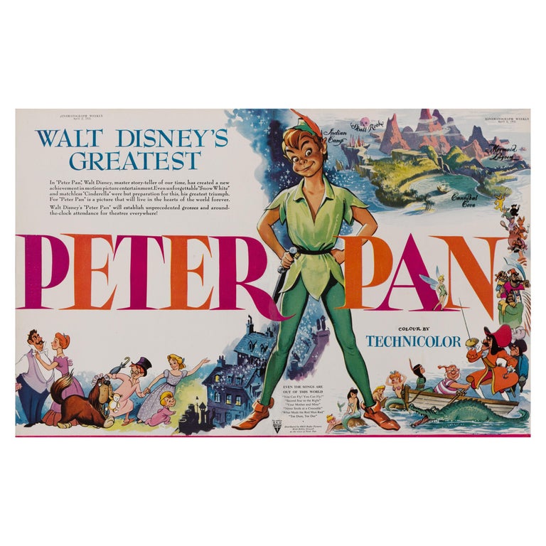 Peter Pan For Sale at 1stDibs | vintage peter pan, peter pan vintage ...