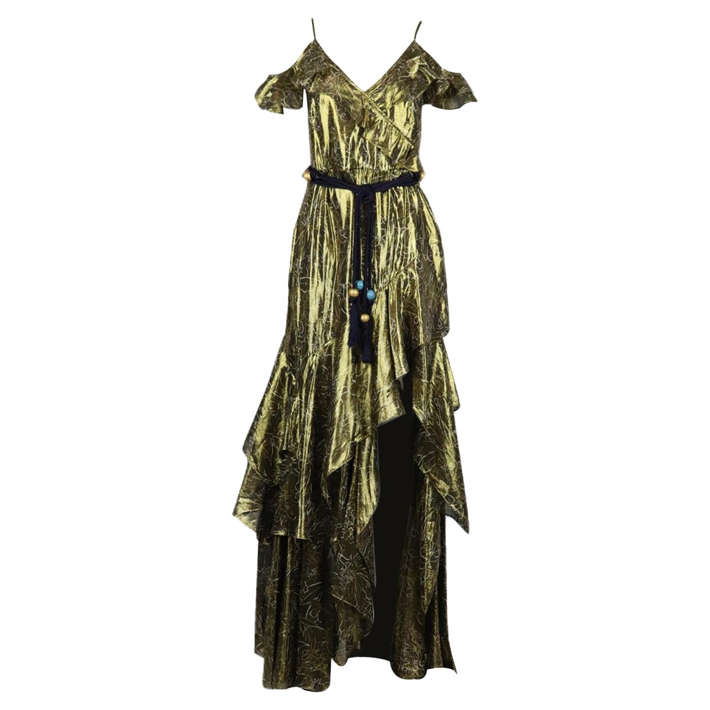 Peter Pilotto Aureta Floral Print Dress, 2014 For Sale at 1stDibs