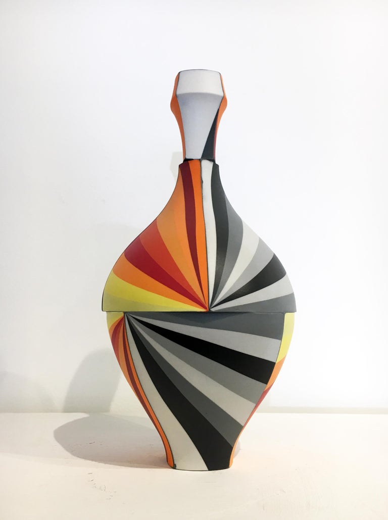 Peter Pincus - Bottle Pair, Contemporary Design, Set of Colored ...