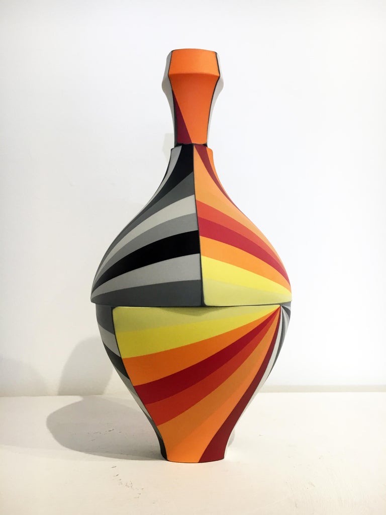 Peter Pincus - Bottle Pair, Contemporary Design, Set of Colored ...