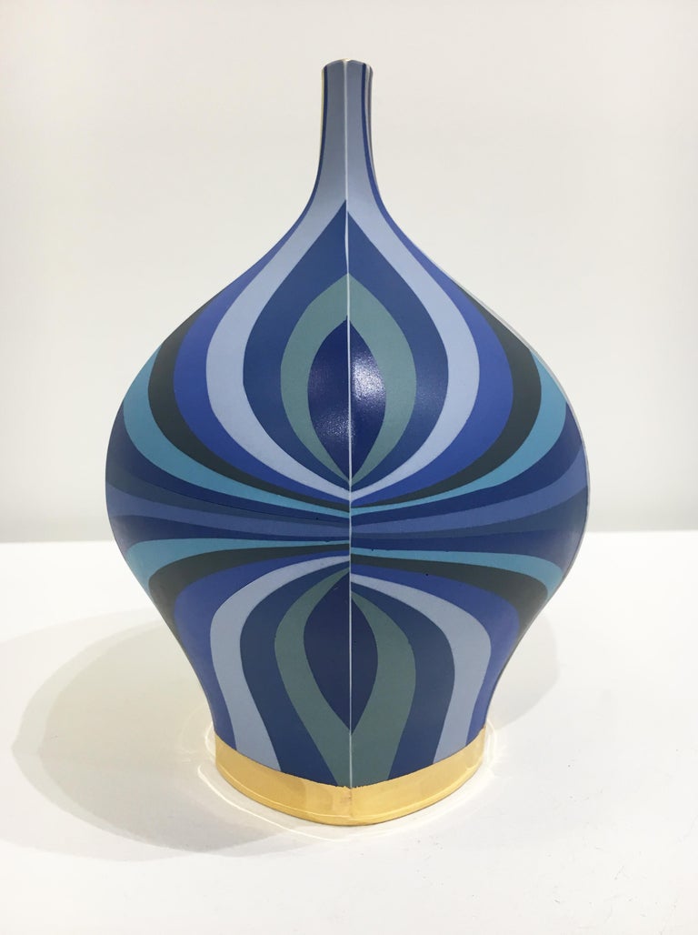 Peter Pincus - Oblong Bottle, Contemporary Design, Porcelain Sculpture ...