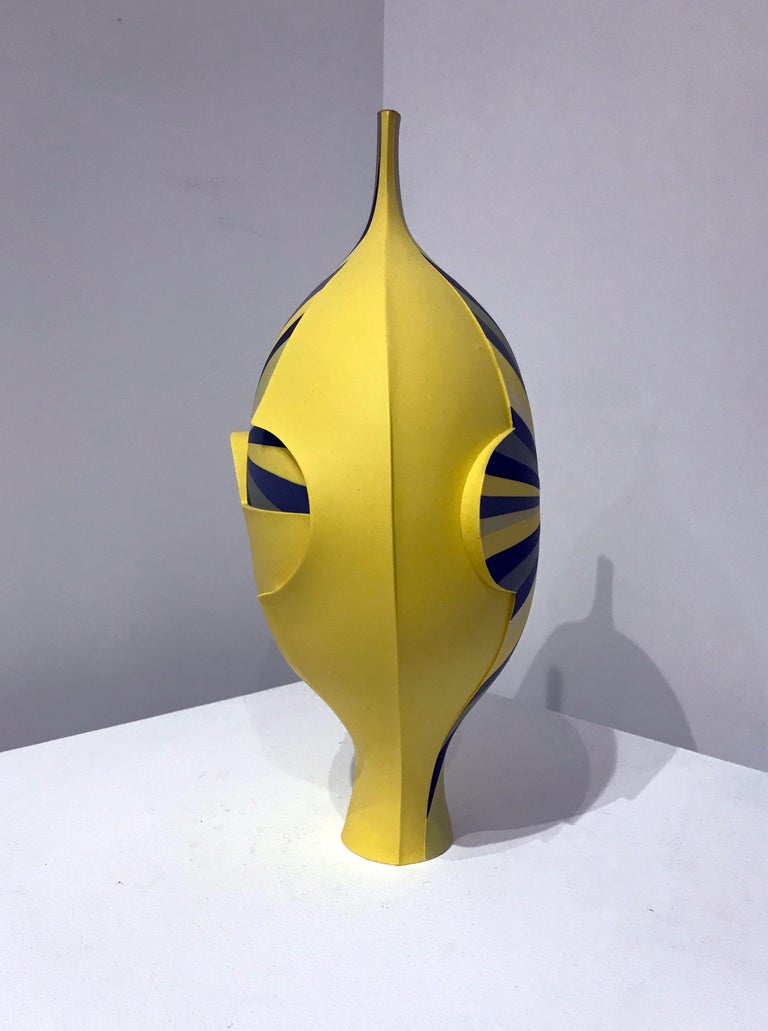 Peter Pincus - "Requiem for a Circle, Yellow", Contemporary, Ceramic ...