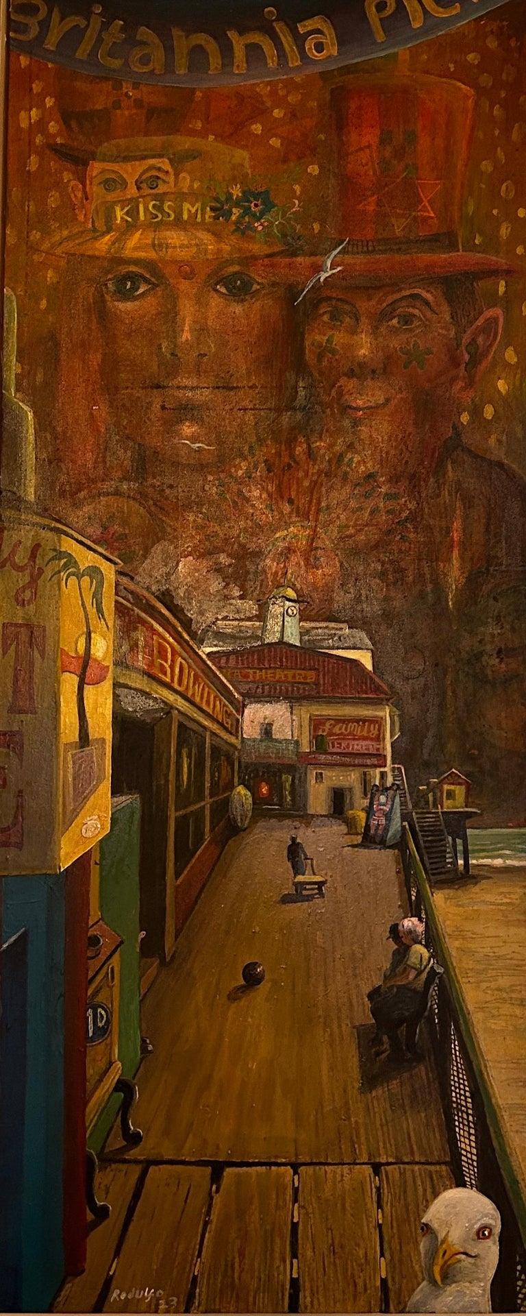 Peter Rodulfo - Surrealist Magical Realism Circus Seaside Kiss Me Quick ...