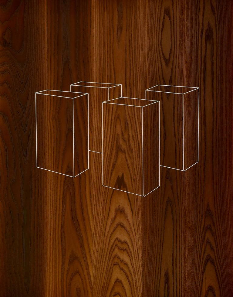 Peter Sandback - Nail Inlay Wall Piece No. 13 For Sale at 1stDibs