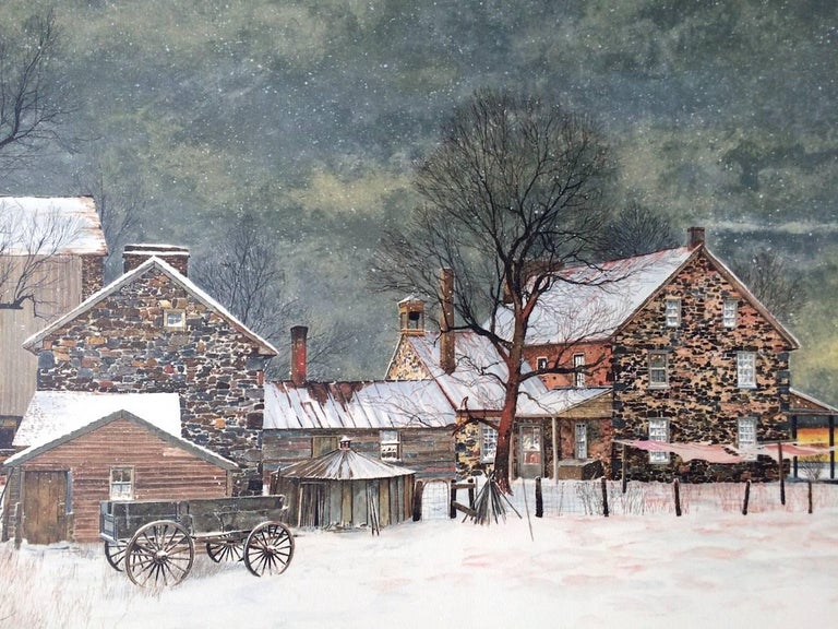 Peter Sculthorpe - HEARTLAND Hand Drawn Lithograph, Historic Stone ...