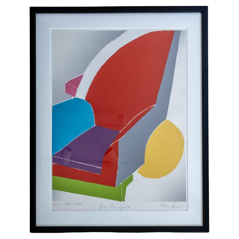 Peter Shire Bel Air Chair Signed Artist Proof Print Memphis Milano For ...