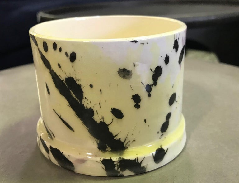 Peter Shire EXP Signed Ceramic Pottery Splatter Mug Cup Sculpture, Mid ...