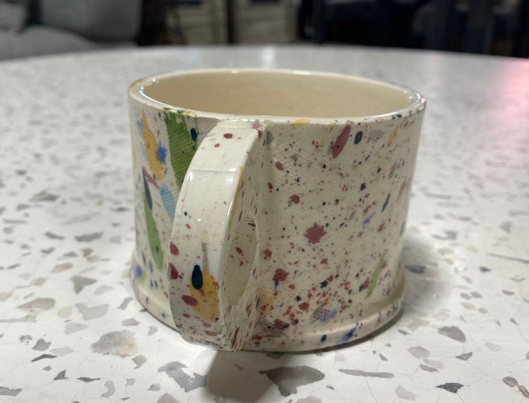Peter Shire Exp Signed Post Modern Ceramic California Pottery Splatter ...