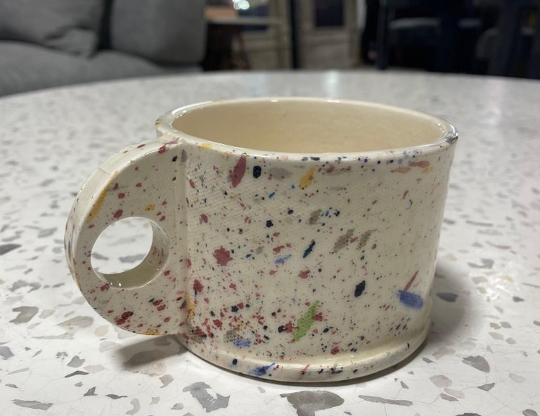 Peter Shire Exp Signed Post Modern Ceramic California Pottery Splatter ...