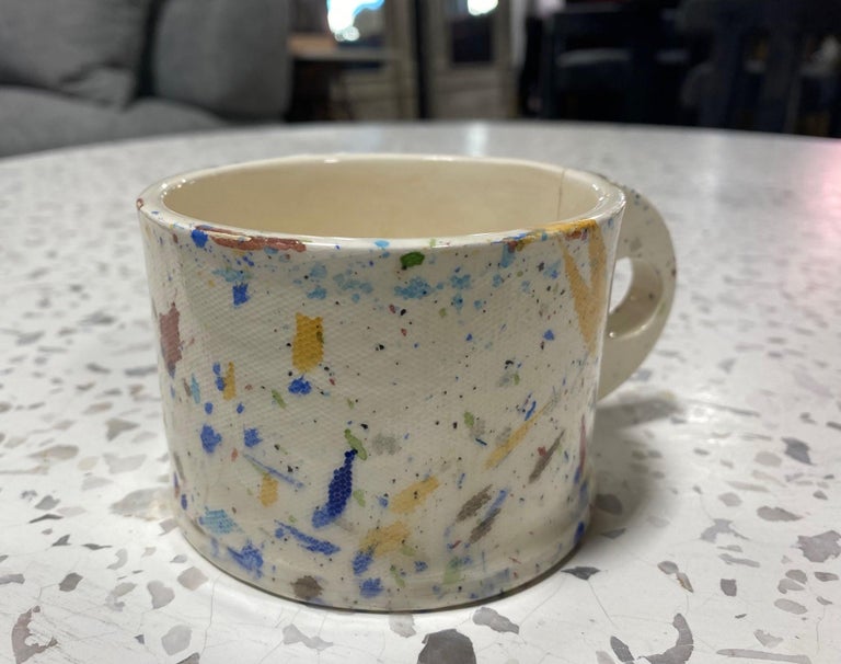 Peter Shire Exp Signed Post Modern Ceramic California Pottery Splatter ...