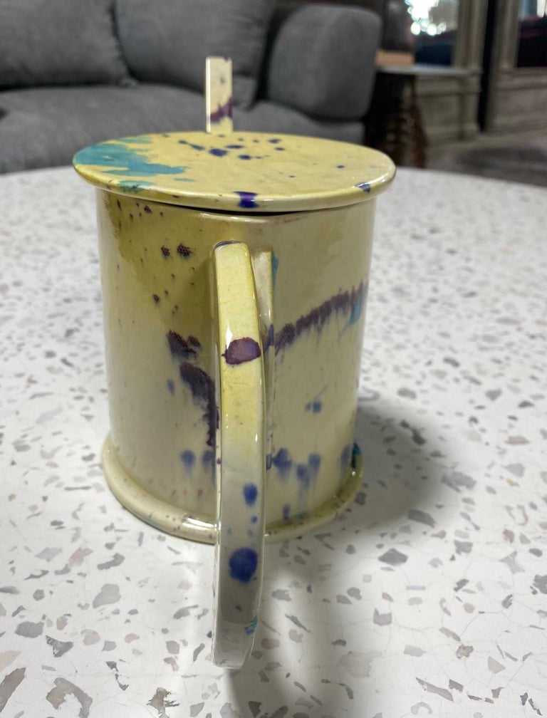 Peter Shire EXP Signed Rare Early Ceramic Pottery Splatter Teapot ...