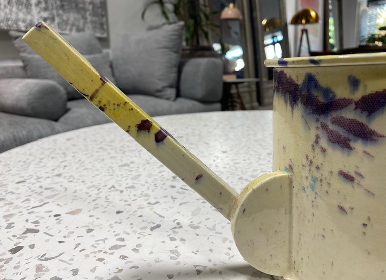 Peter Shire EXP Signed Rare Early Ceramic Pottery Splatter Teapot ...