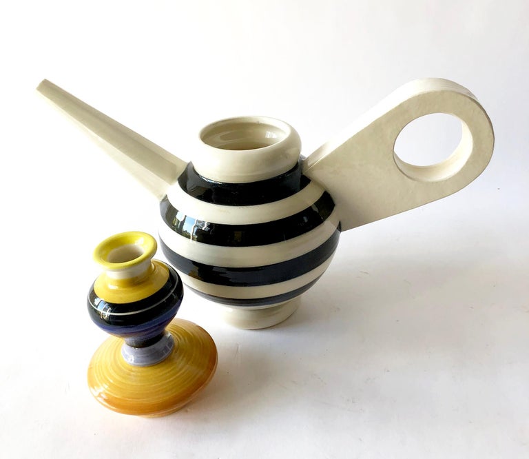 Peter Shire Postmodern Memphis Ceramic Teapot at 1stDibs | peter shire ...
