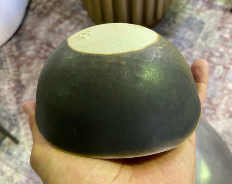 Peter Simpson Signed British Uk Studio Pottery Bowl Organic Nature Form ...