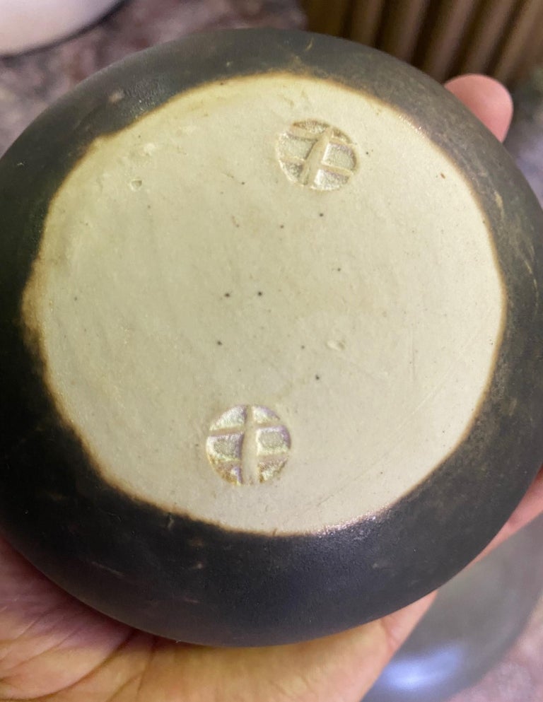 Peter Simpson Signed British Uk Studio Pottery Bowl Organic Nature Form ...