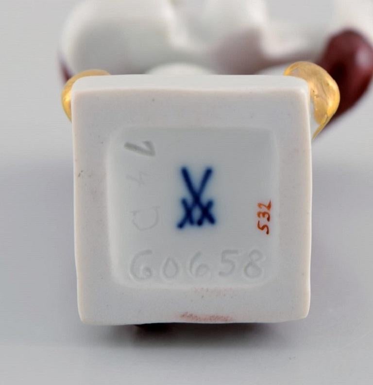 Peter Strang for Meissen, Figure in Hand-Painted Porcelain, Bassist For ...