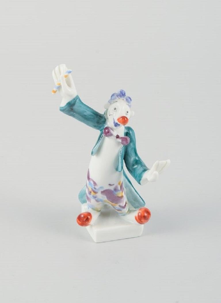 Peter Strang for Meissen, Figure in Hand-Painted Porcelain, Conductor ...