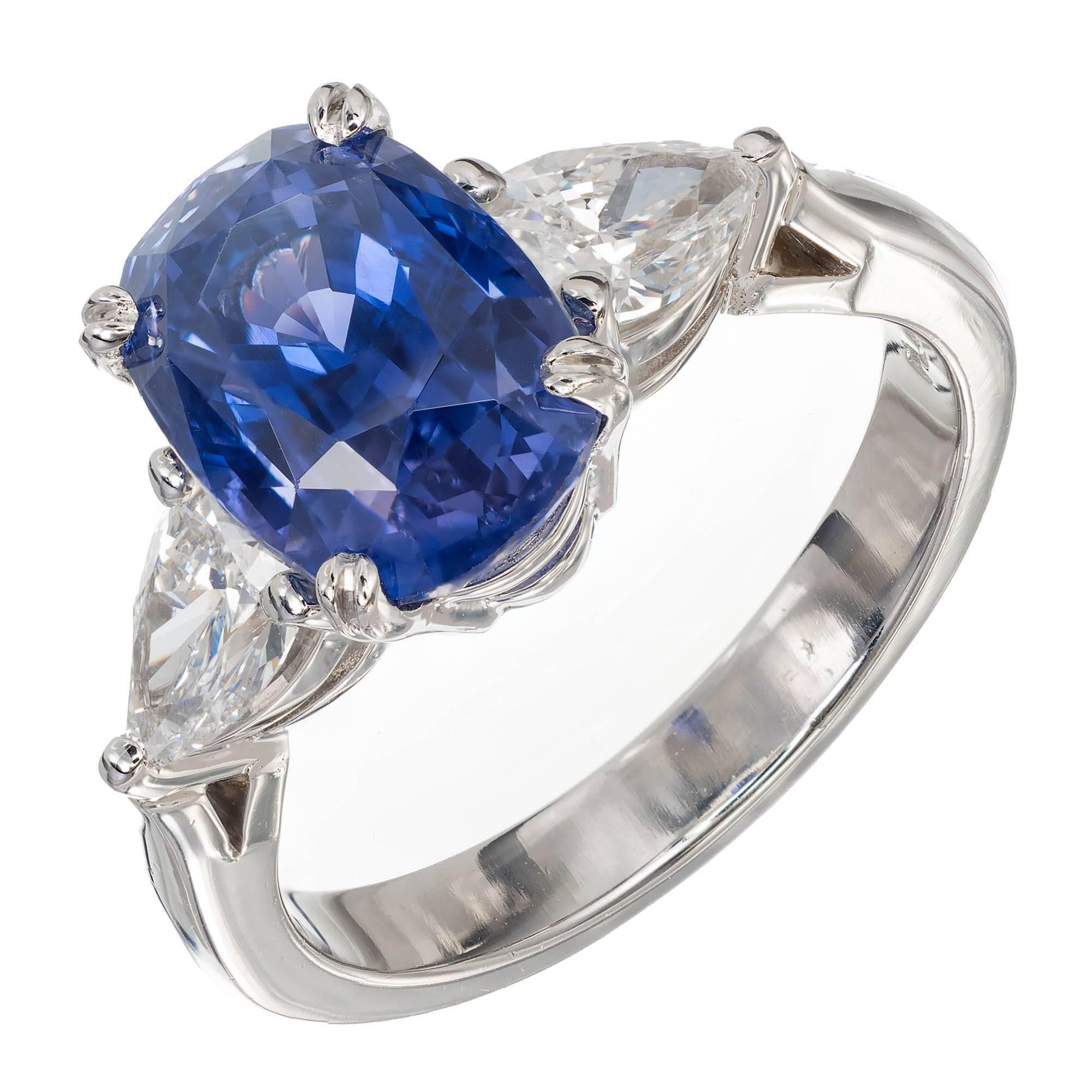 Peter Suchy 2.07 Carat Color Change Sapphire Diamond Platinum ...