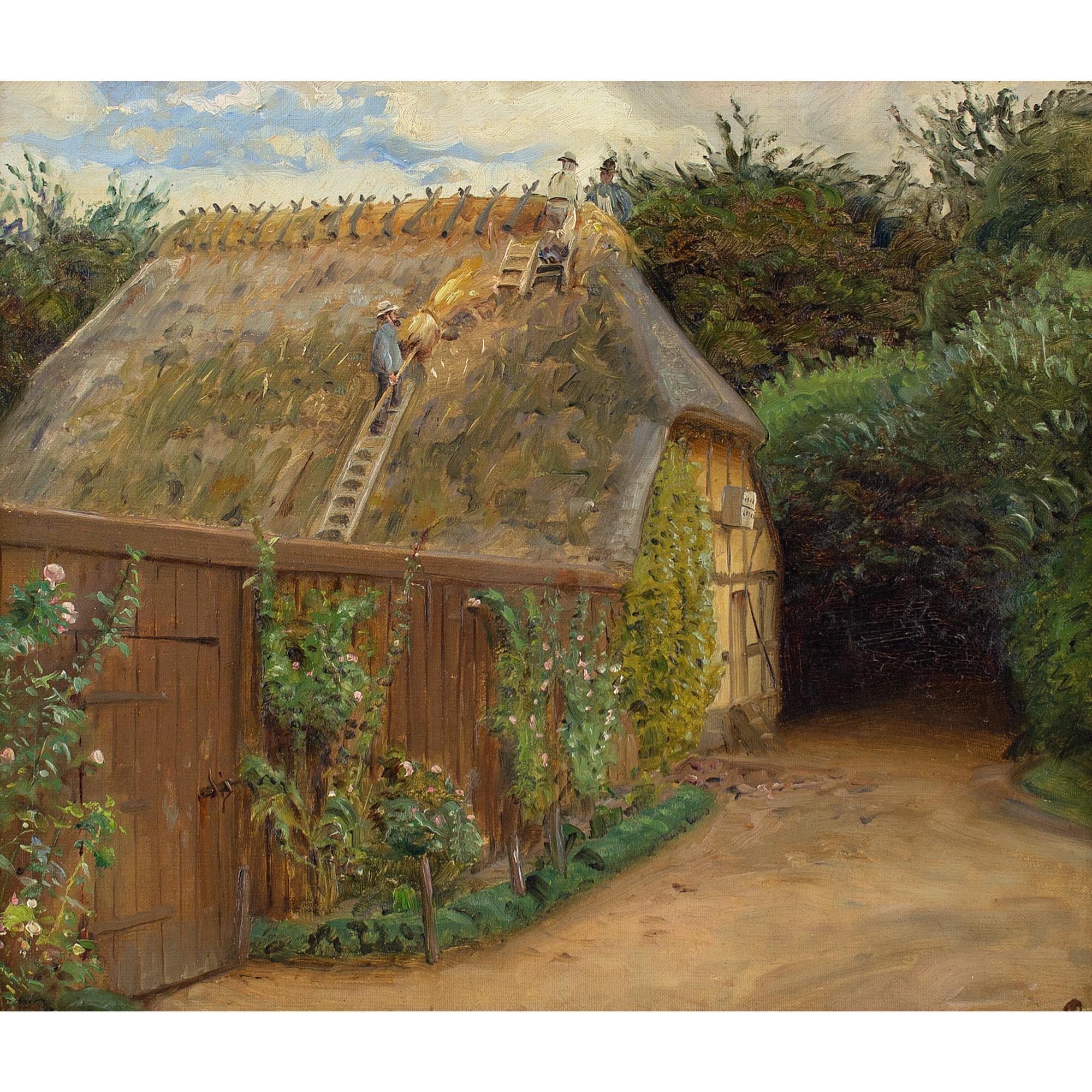 Peter Tom-Petersen - Peter Tom-Petersen, View From Brahetrolleborg, Oil ...