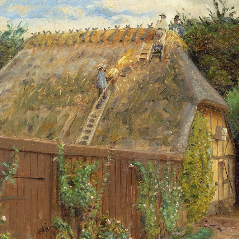 Peter Tom-Petersen - Peter Tom-Petersen, View From Brahetrolleborg, Oil ...