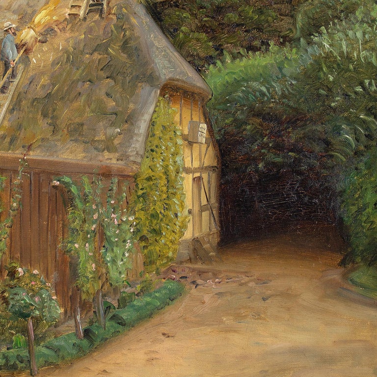 Peter Tom-Petersen - Peter Tom-Petersen, View From Brahetrolleborg, Oil ...