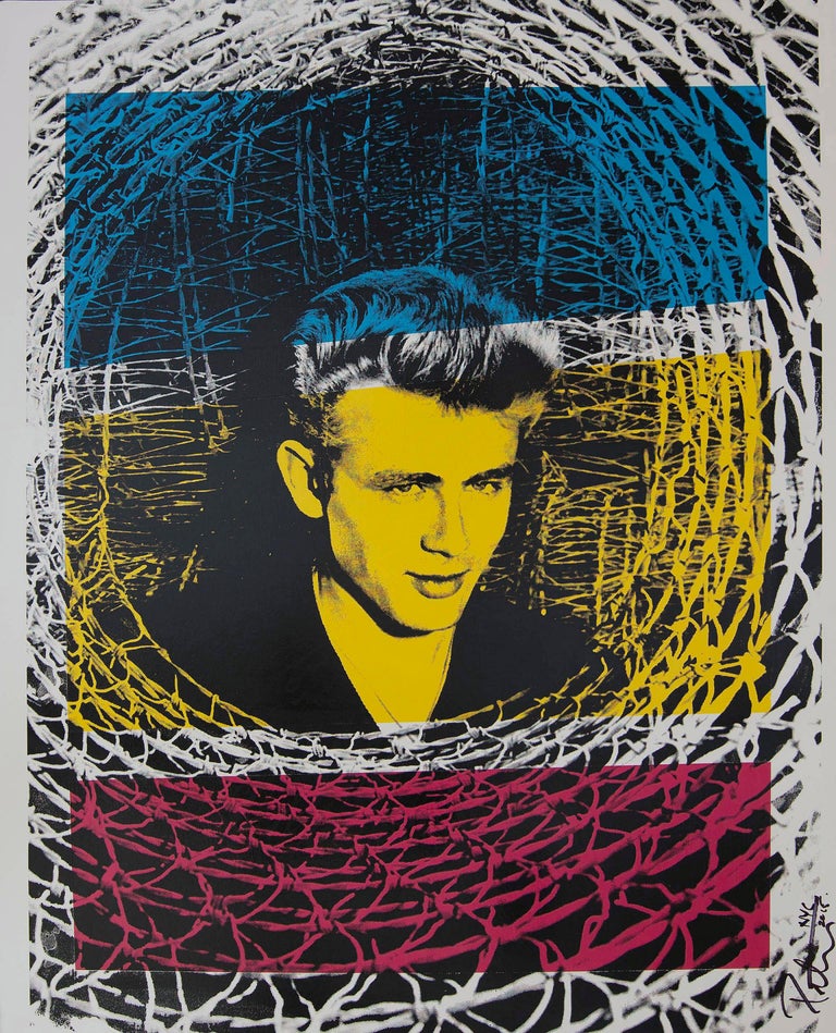 Peter Tunney - James Dean Color Headshot, an Original by Peter Tunney ...