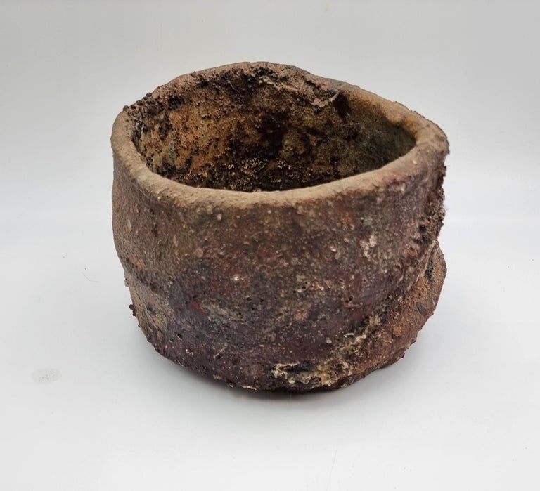 Peter Voulkos - Large Tea Bowl (brown glaze) For Sale at 1stDibs