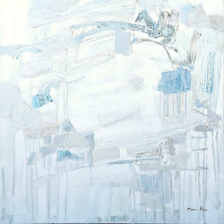 Peter Wu - "Pray Like the Wind" Large Contemporary Pastel Toned ...