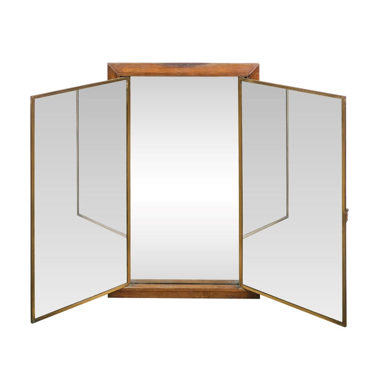 Petite 3 Way Folding Beveled Mirror by Miroir Brot, Paris For Sale at ...