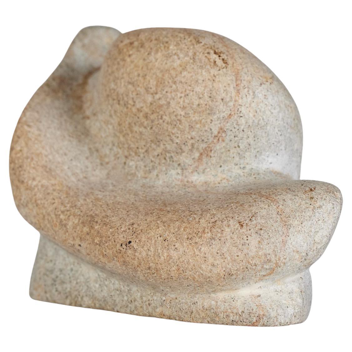 Petite Biomorphic Stone Sculpture at 1stDibs