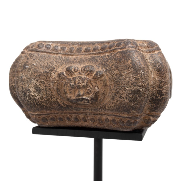 Petite Chinese Stone Drum Table at 1stDibs