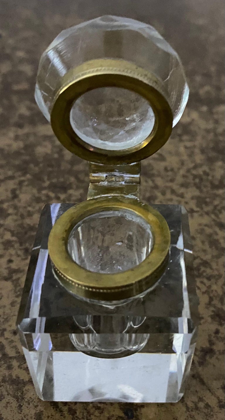 Petite Classica Crystal Inkwell For Sale at 1stDibs