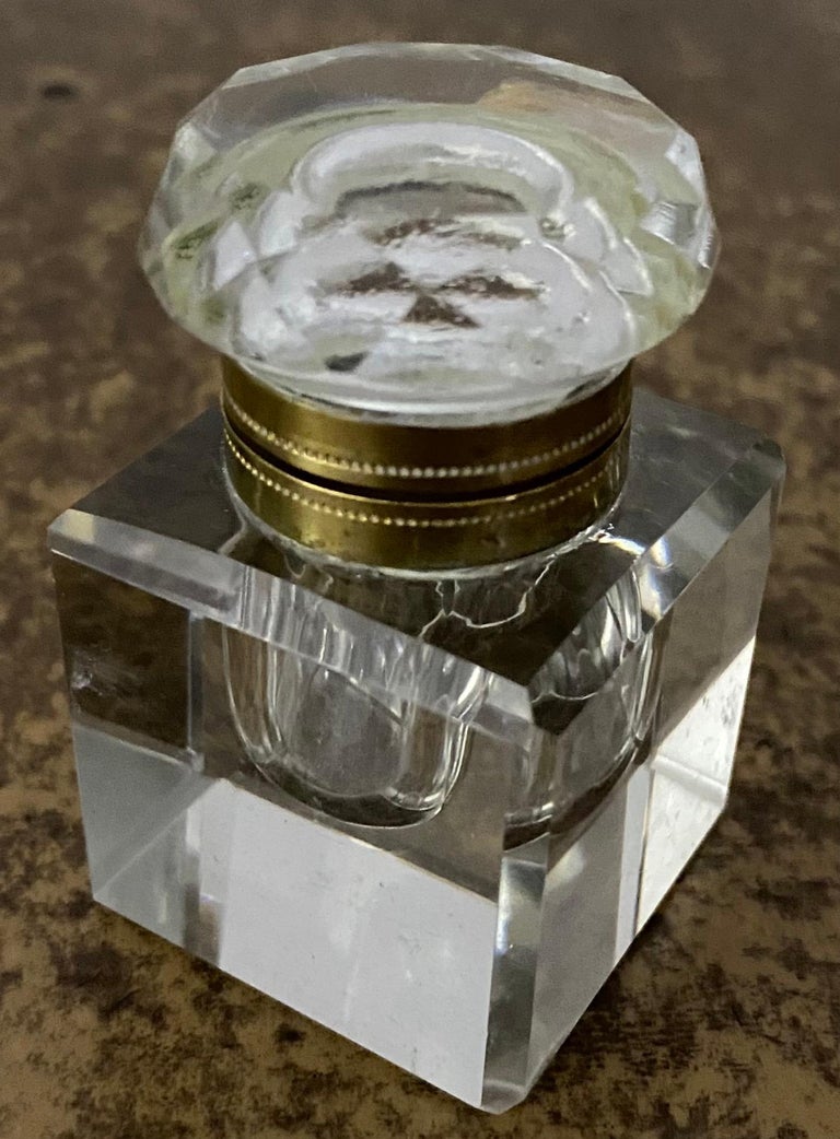 Petite Classica Crystal Inkwell For Sale at 1stDibs