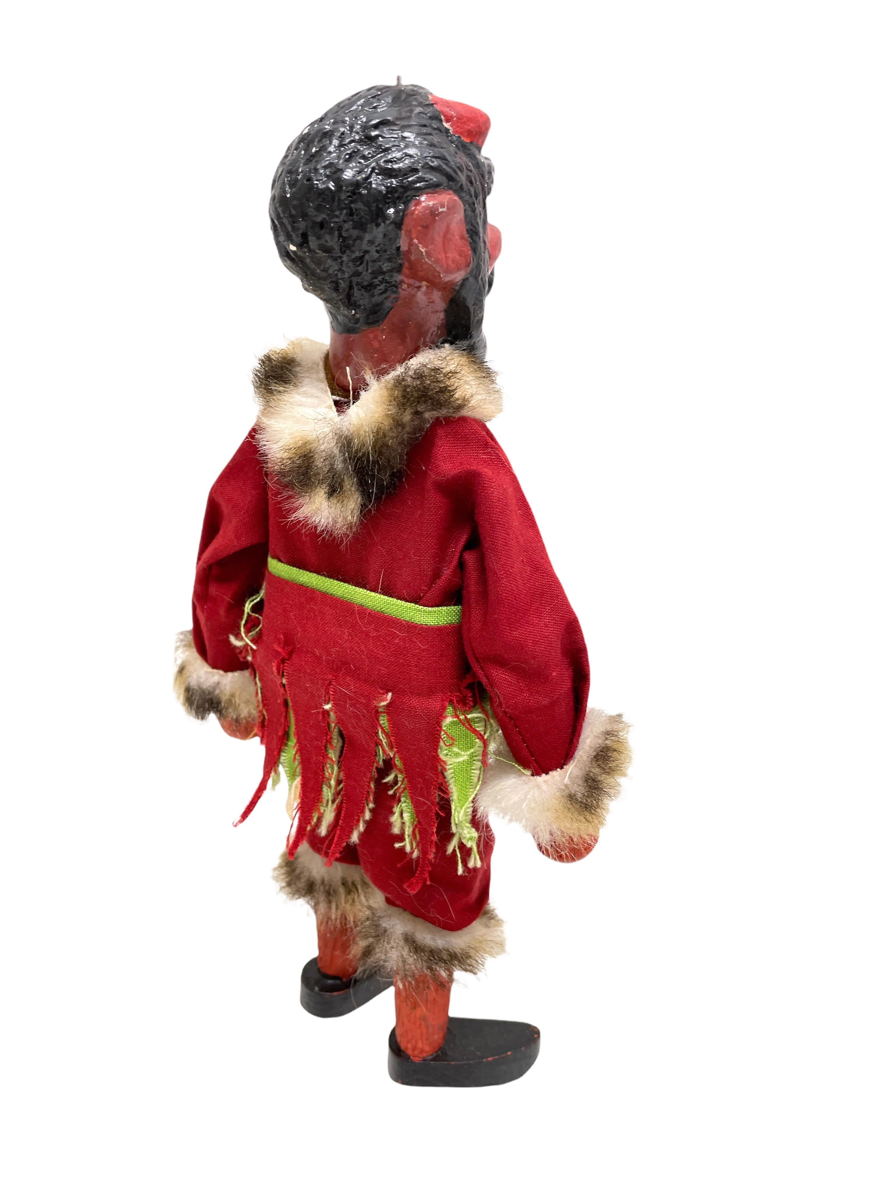 Petite Devil Krampus Marionette by a Puppet Maker, Antique Vintage ...