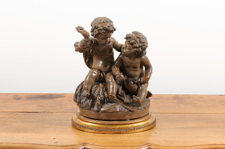 Petite sculpture française des années 1830 en terre cuite de Louis ...