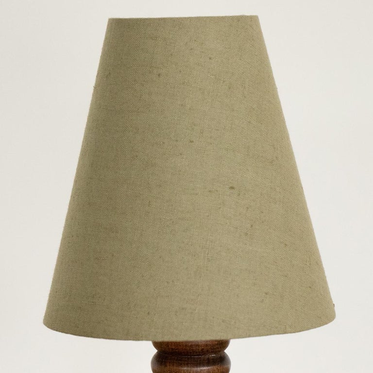 Petite French Bobbin Wood Lamp at 1stDibs | bobbin lamp, bobbin table lamp