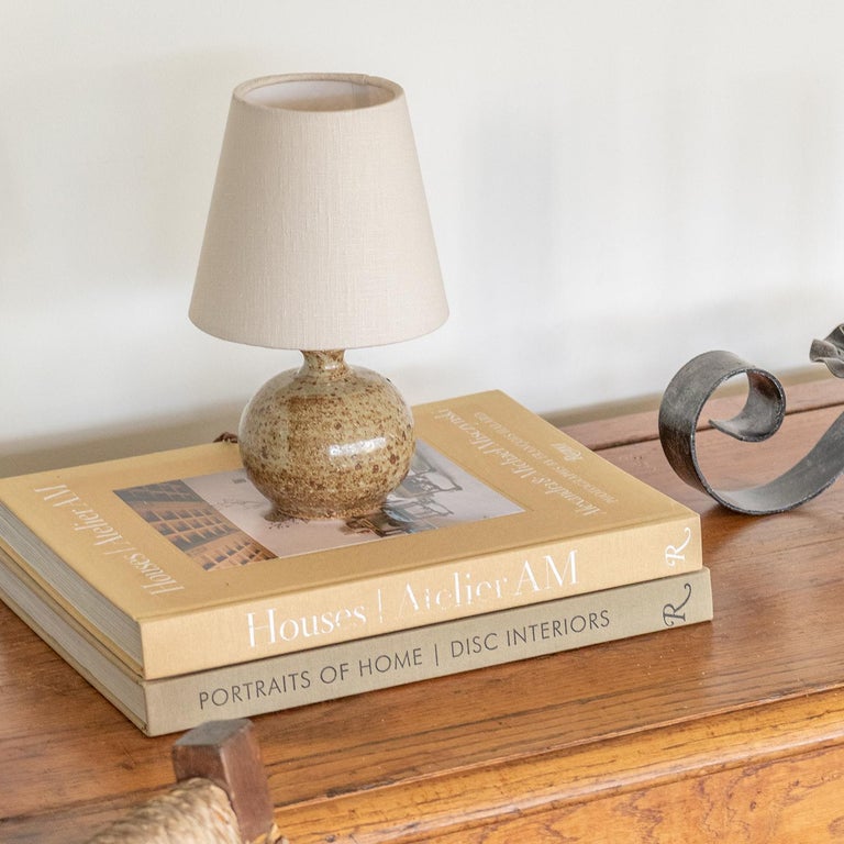 Petite French Ceramic Lamp at 1stDibs