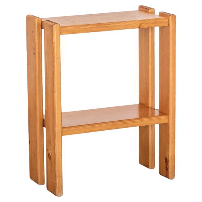 Petite French Elm Side Table For Sale at 1stDibs
