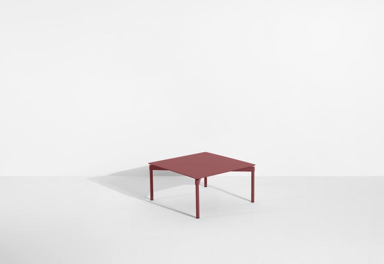 Petite Friture Fromme Coffee Table in Brown-Red Aluminium by Tom Chung ...
