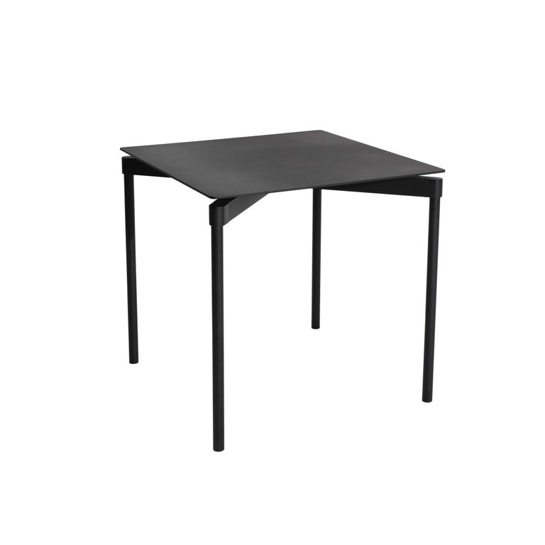 Petite Friture Fromme Square Table in Black Aluminium by Tom Chung For ...