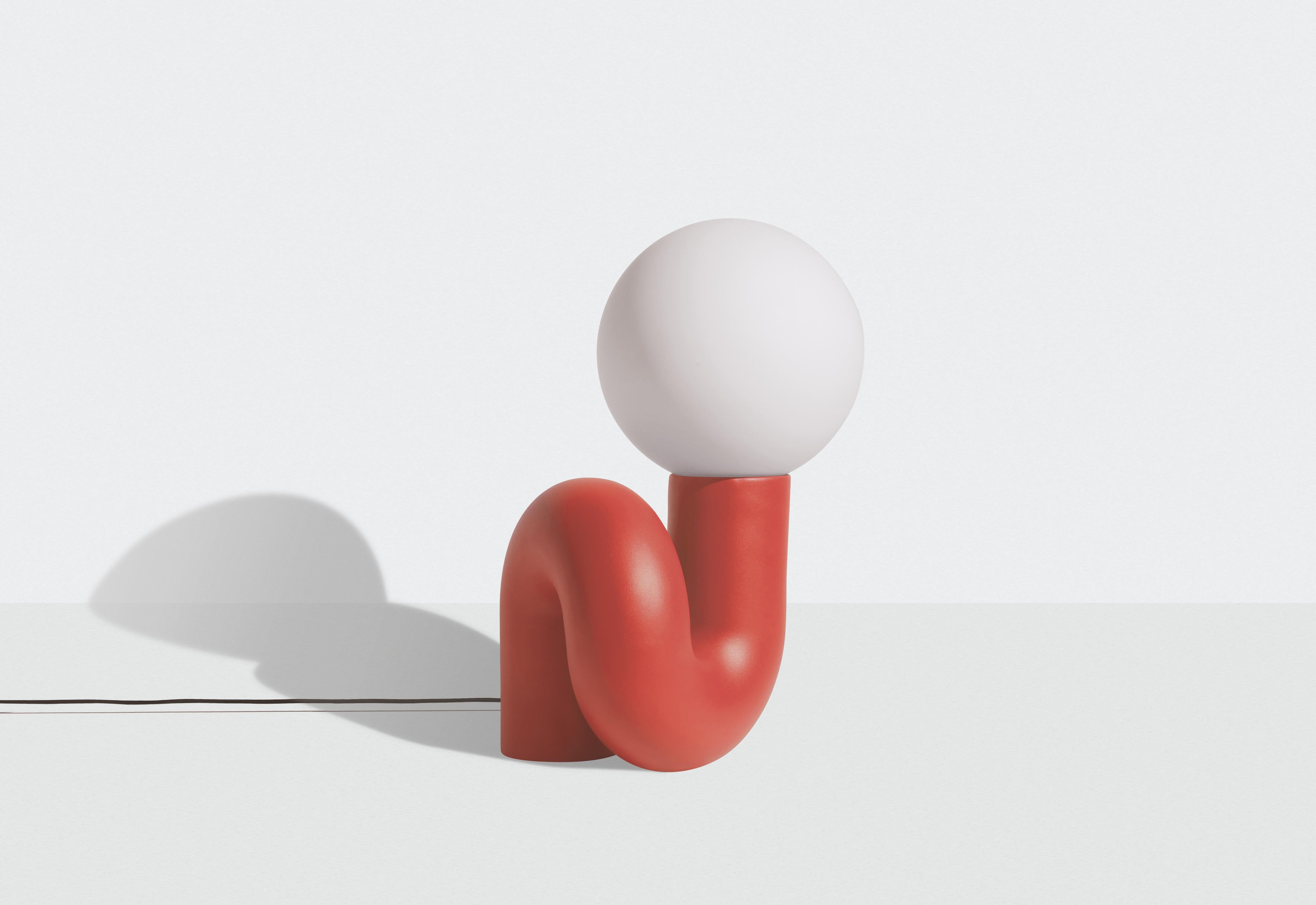 Petite Friture Large Neotenic 2700K Table Lamp in Vermilion Glass by ...